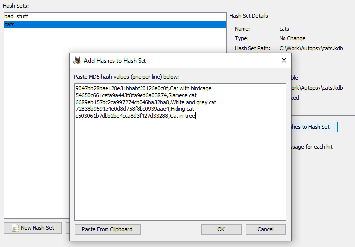 Autopsy User Documentation Hash Lookup Module